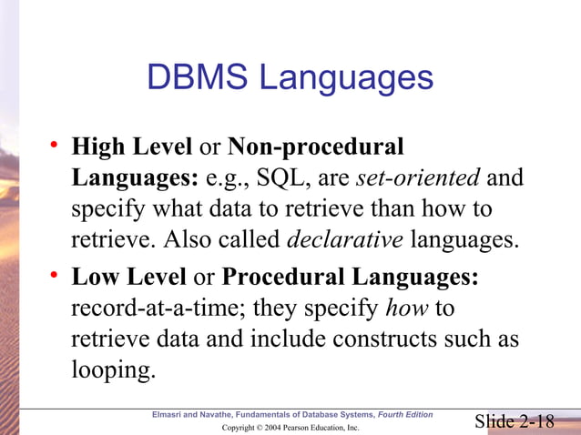 Fundamentals of Database system | PPT | Databases | Computer Software ...
