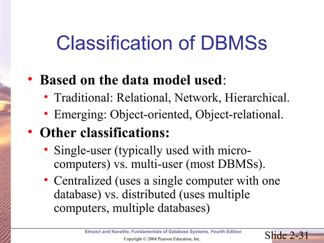 Fundamentals of Database system | PPT | Databases | Computer Software ...