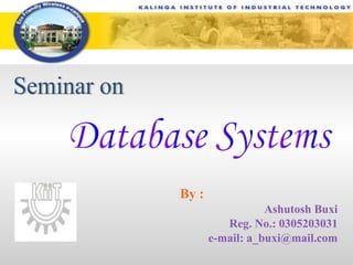 Database system | PPT
