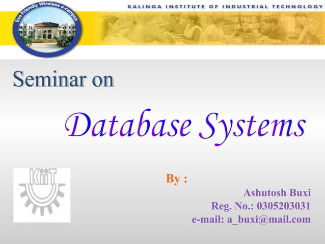 Database system | PPT