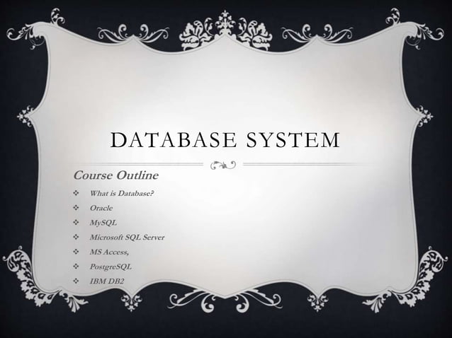 Database system | PPT