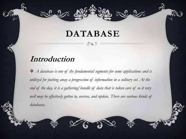 Database system | PPT