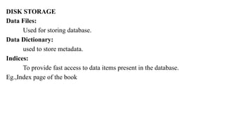unit - 1 DATABASE SYSTEM ARCHITECTURE.pptx