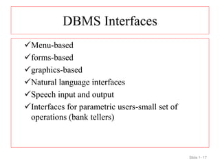 Database system concepts | PPTX