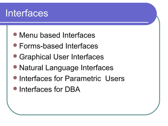 Database system concepts and architecture | PPT
