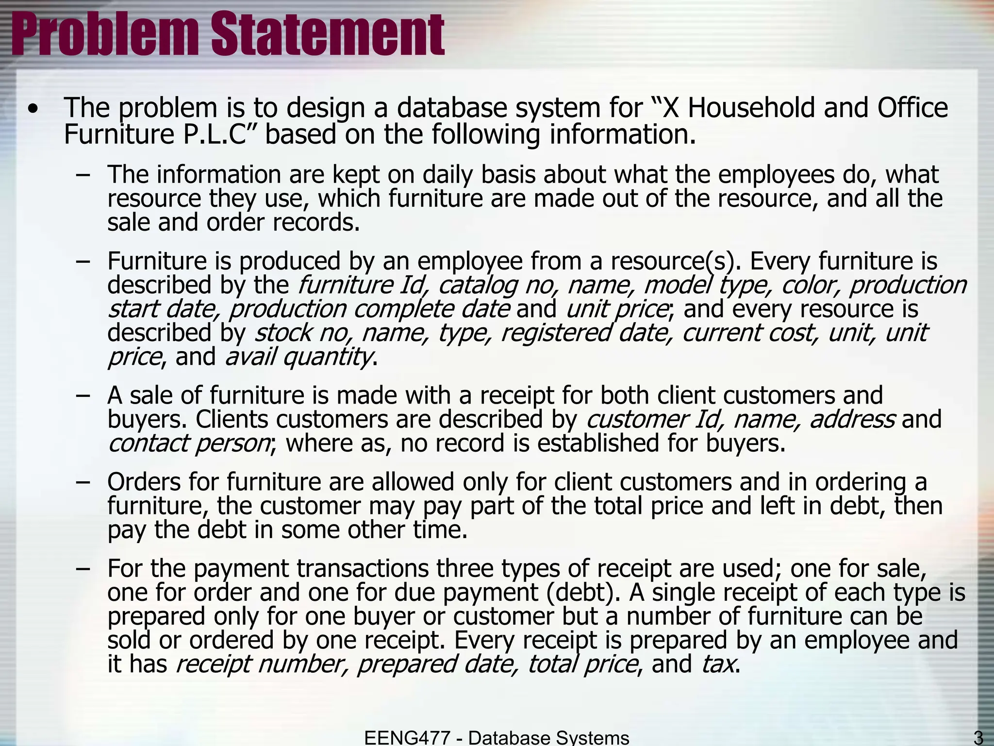 Database Systemrrrrrrr Design Review.ppt