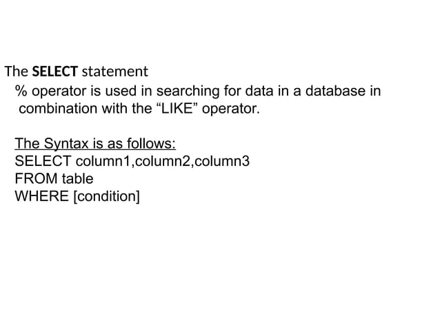 Database management and System Development ppt | PPT