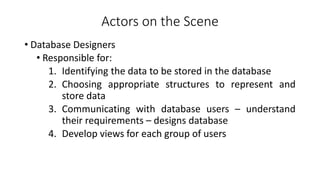 Database Systems(DBS) Or DATABASE MANAGEMENT SYSTEM | PPT