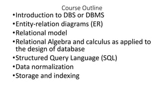 Database Systems(DBS) Or DATABASE MANAGEMENT SYSTEM | PPT