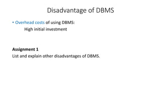Database Systems(DBS) Or DATABASE MANAGEMENT SYSTEM | PPT