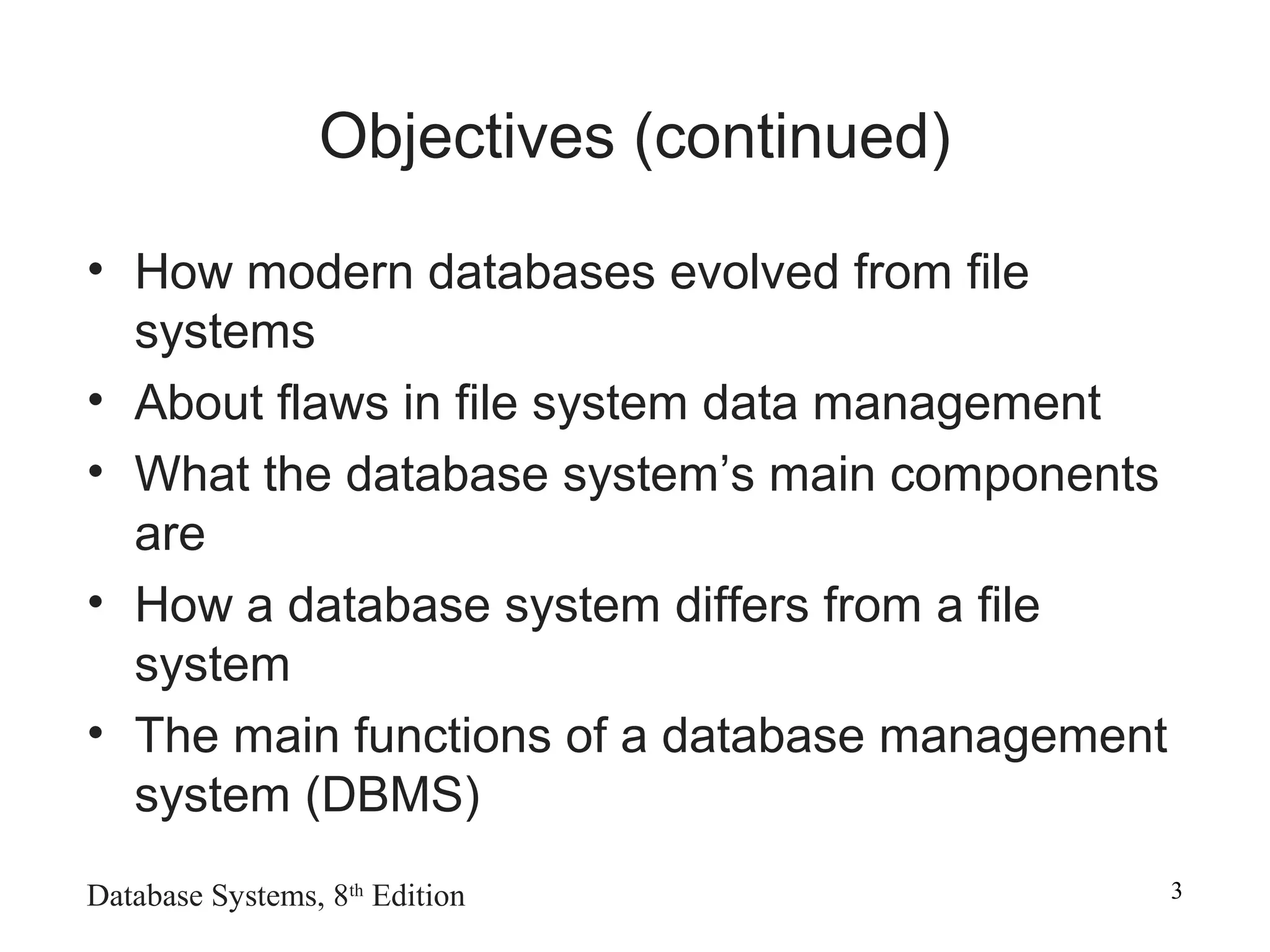 Database systems | PPT