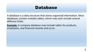 Database systems | PPTX