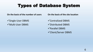 Database systems | PPTX