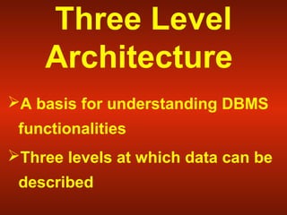 Database Architecture | PPT