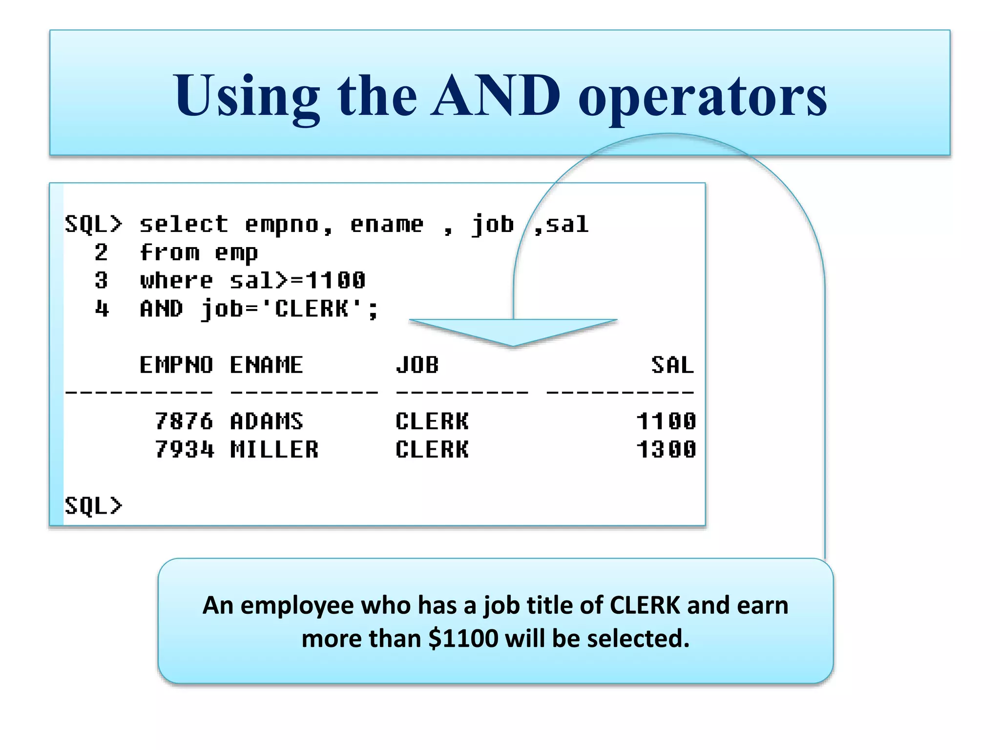 Database systems administration traning 04 | PPT