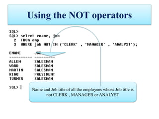 Database systems administration traning 04 | PPT