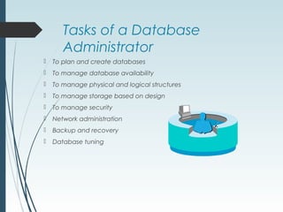 Database systems administration week 1 | PPT | Databases | Computer Software and Applications
