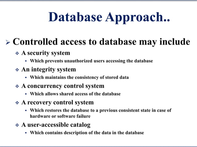 Database systems - Chapter 1 | PPTX | Databases | Computer Software and Applications