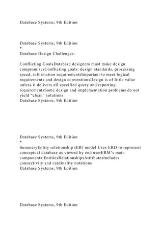 Database Systems Design, Implementation, and Manageme.docx
