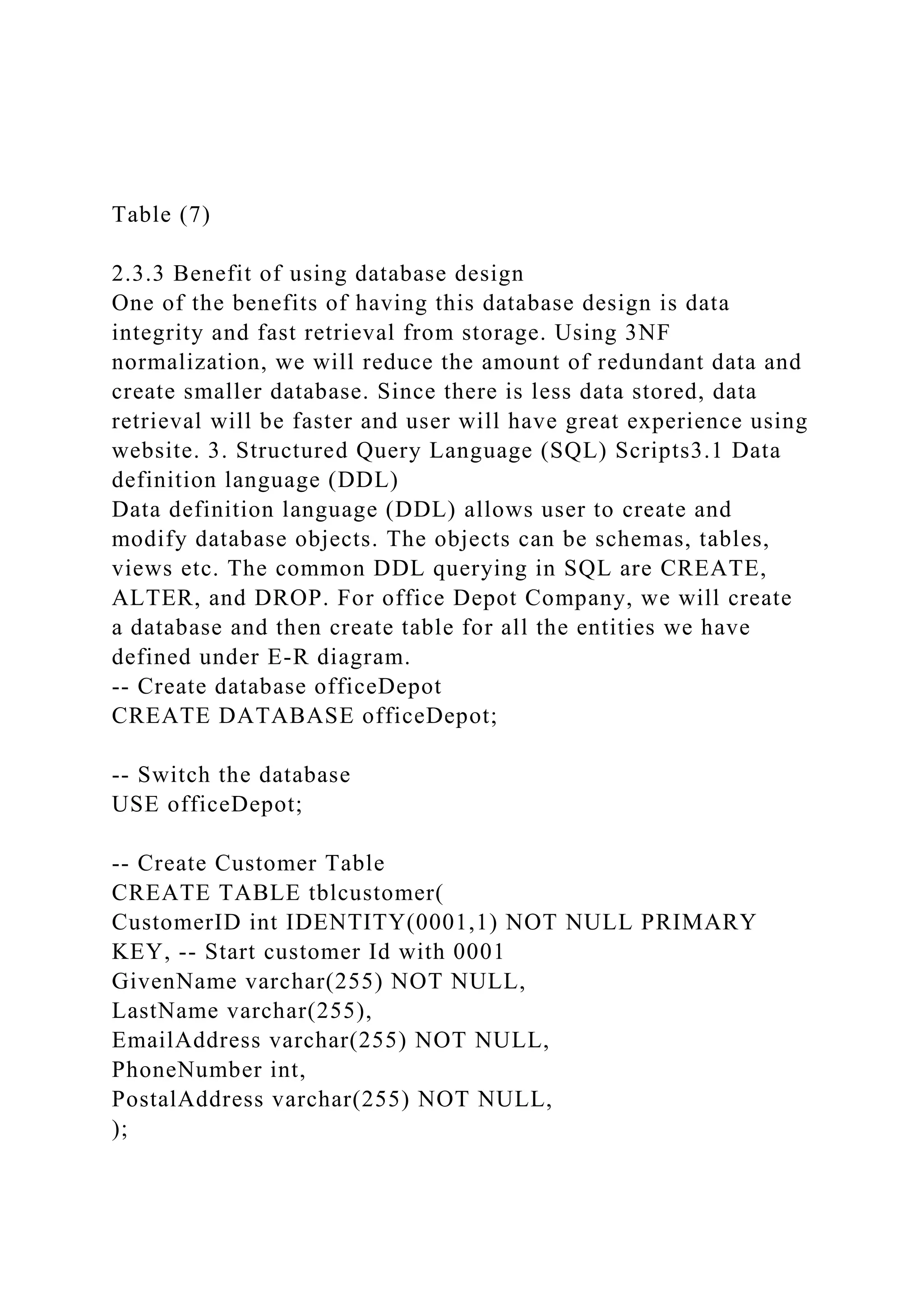 Database Systems Development And Implementation Plan1database Sysdocx 