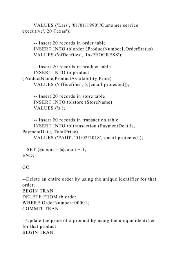 DATABASE SYSTEMS DEVELOPMENT & IMPLEMENTATION PLAN1DATABASE SYS.docx
