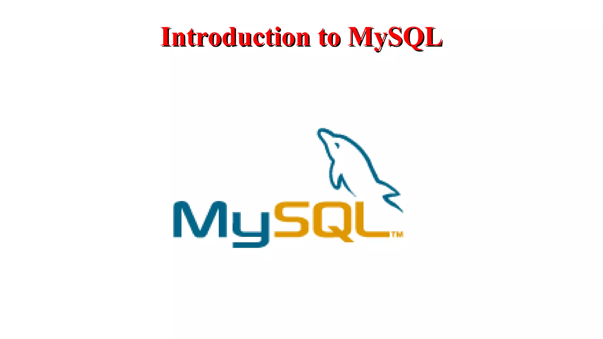 Database Systems Introduction Ppt
