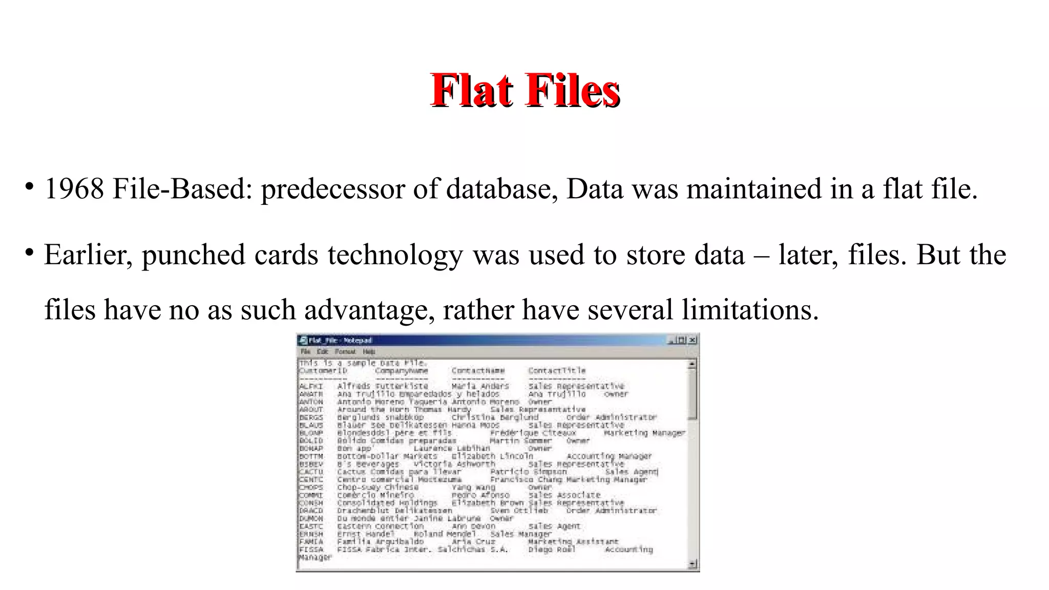 Database systems introduction | PPT