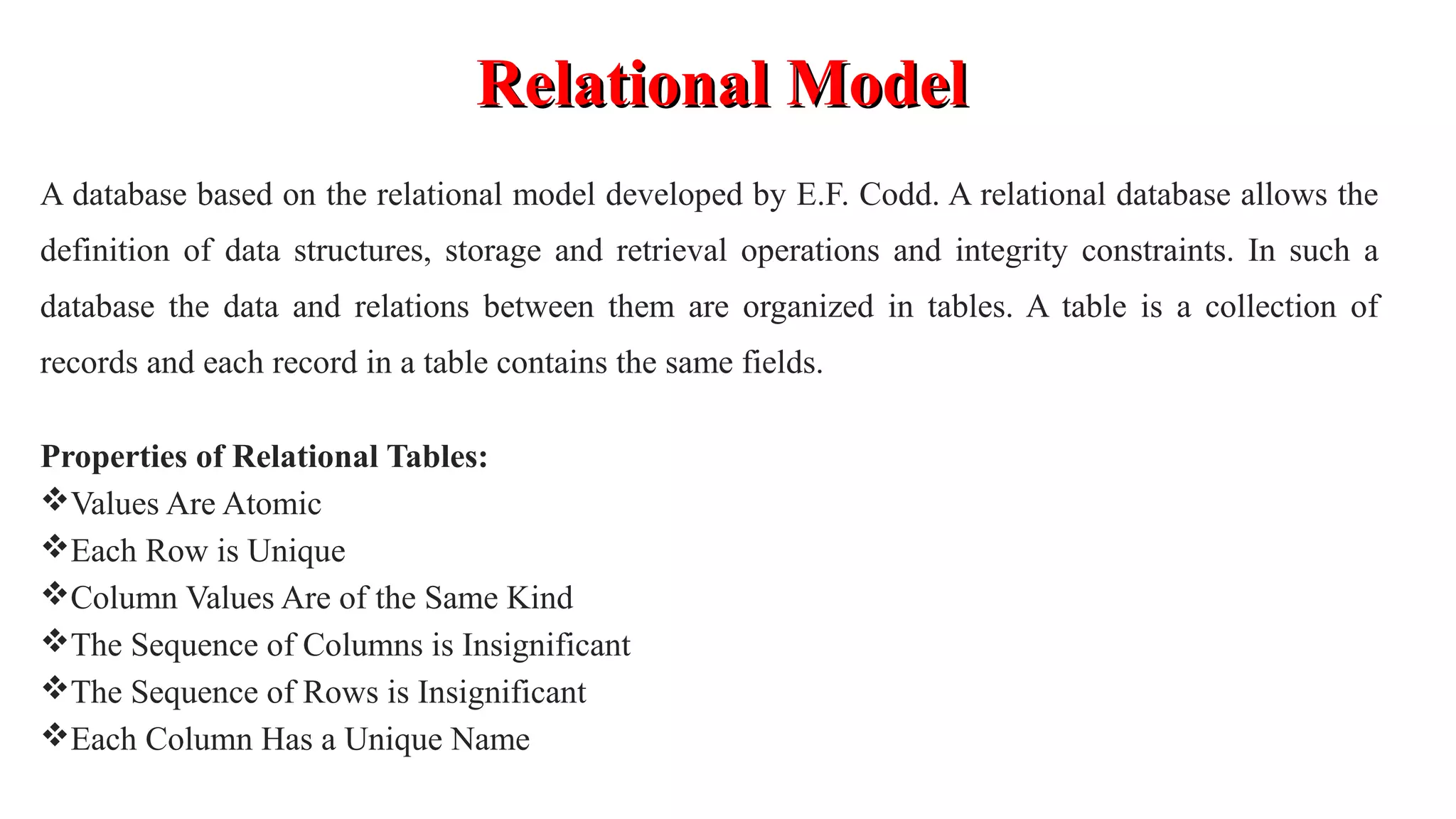 Database systems introduction | PPT