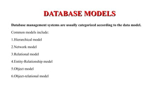 Database systems introduction | PPT