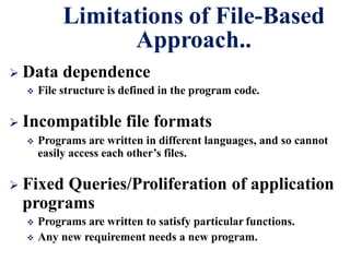 Database Systems Lec 1.pptx | Databases | Computer Software and Applications