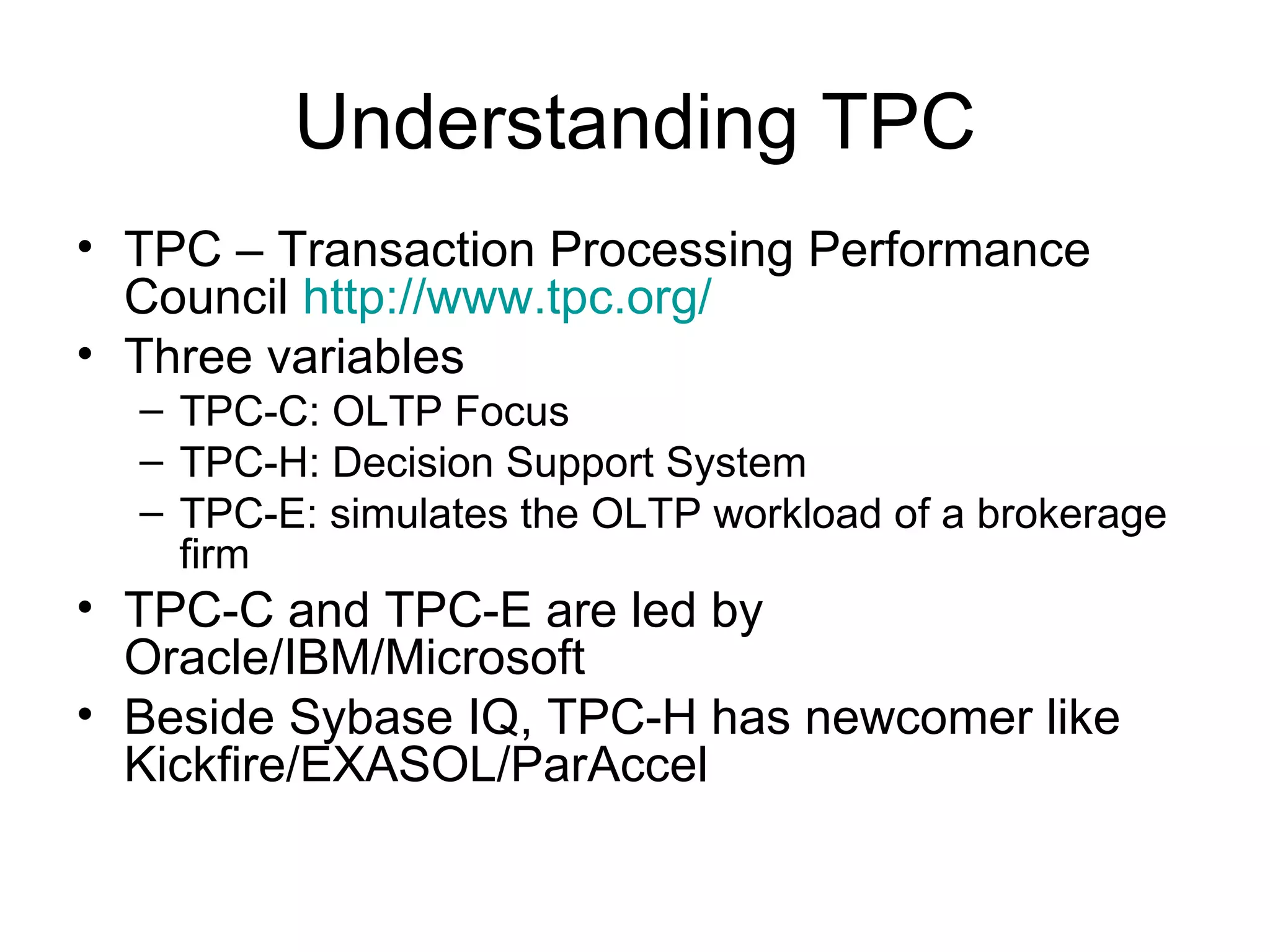 Database Tendency | PPT