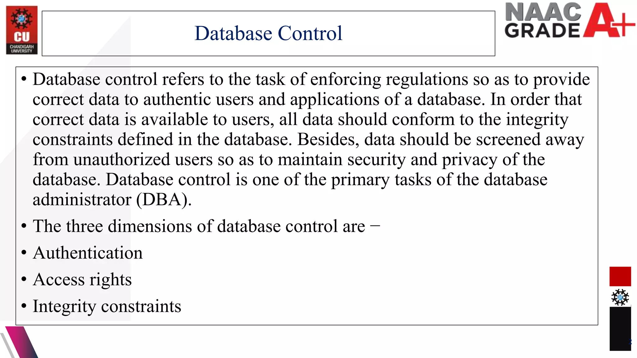 Database Terminology And Dblc Pptx