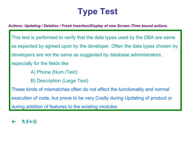 Database Testing | PPS
