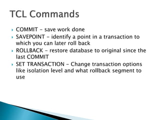 Data base testing | PPTX