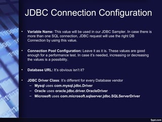 Database testing with JMeter | PPT