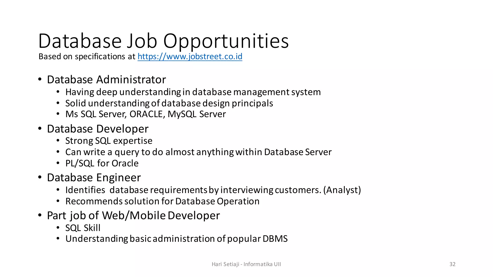 Database Jaman Now | PDF | Databases | Computer Software and Applications