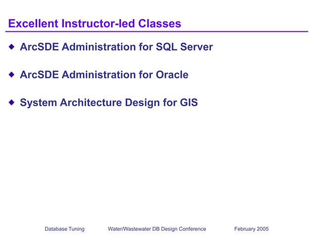 Database Tuning Ppt