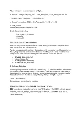 Database upgradation | PDF