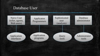 Database user and administrator.pptx | Databases | Computer Software and Applications