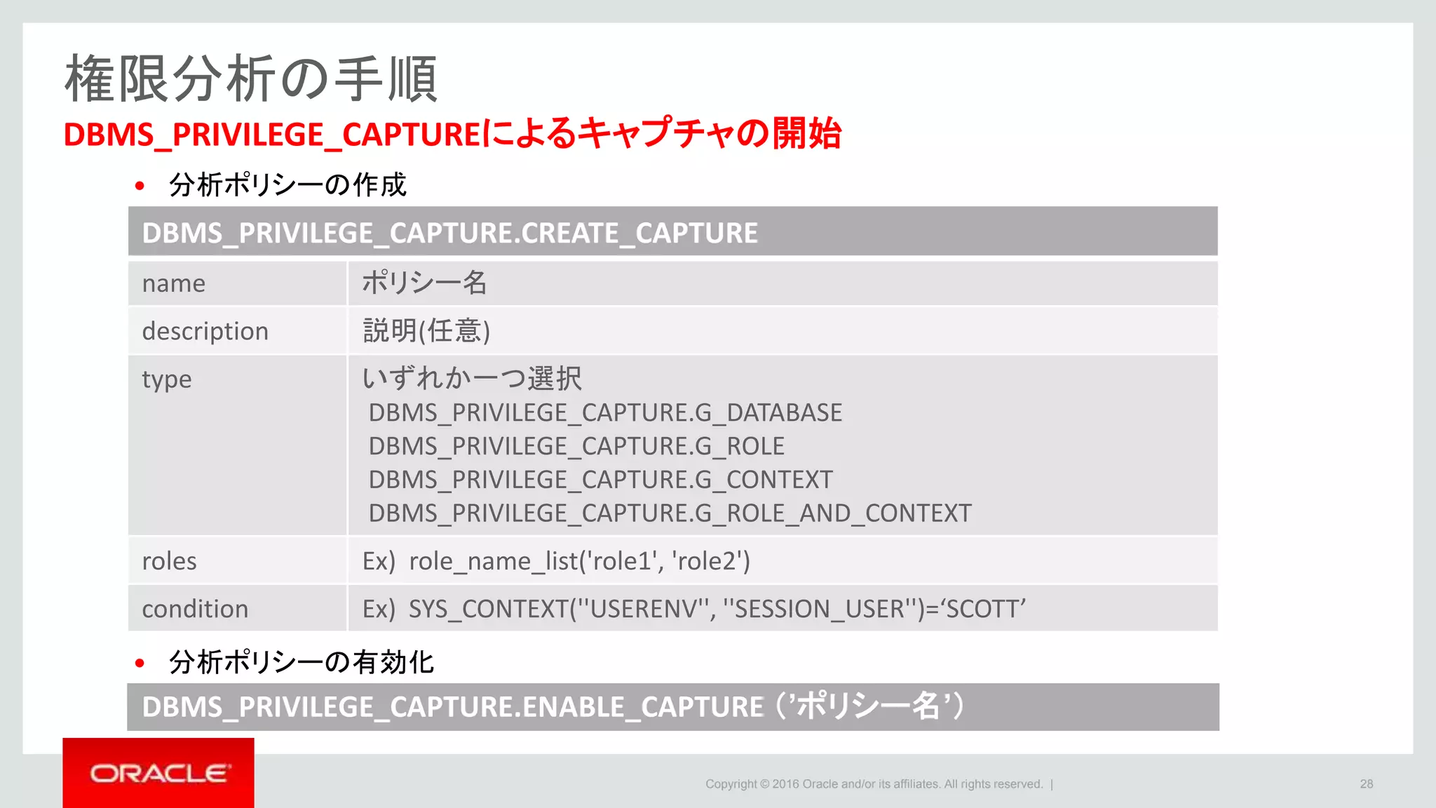 Oracle Database Vaultのご紹介 | PPTX