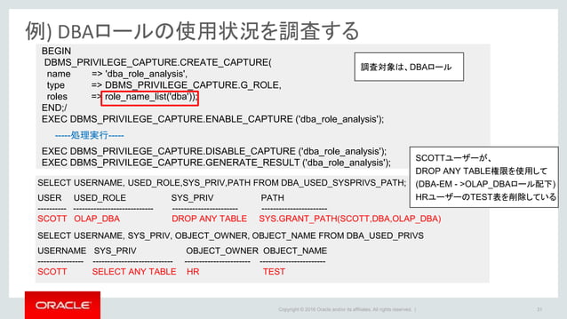 Oracle Database Vaultのご紹介 | PPTX