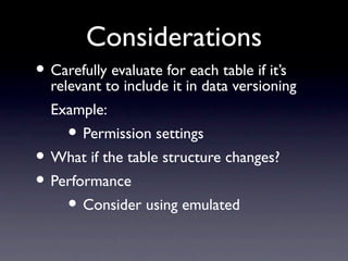 Database versioning | PPT