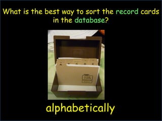 Database vocabulary | PPT
