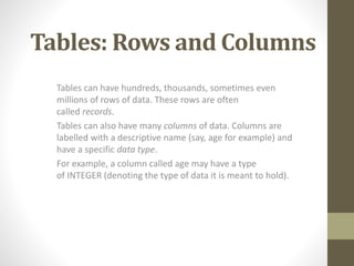 Basics of Databases | PPTX
