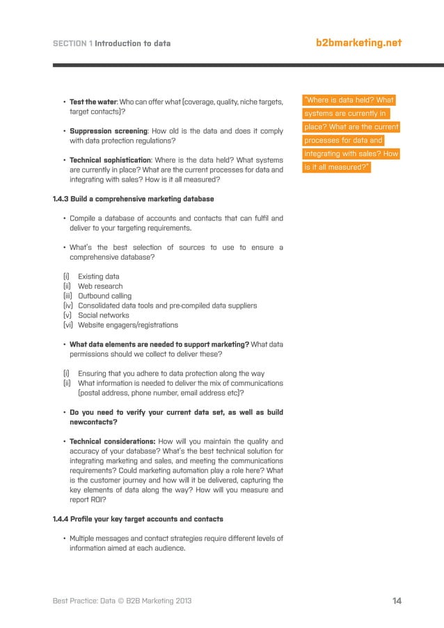 B2B data best practice guide | PDF