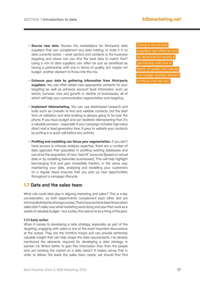B2B data best practice guide | PDF