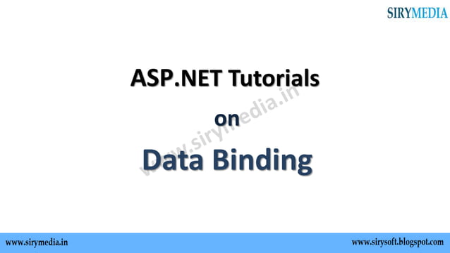 Databind in asp.net