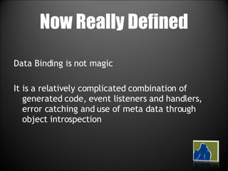 Diving in the Flex Data Binding Waters | PPT