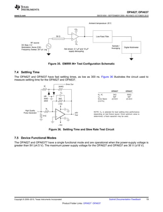 Datablad opa627 operasjonsforsterer sven åge eriksen fagskolen telemark opamp op-amp amplifier ...