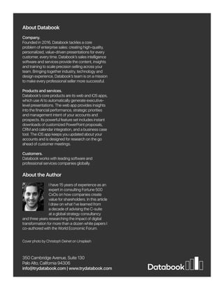 Databook White Paper - Precision Selling (Nov 2018) | PDF